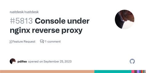 console under nginx reverse proxy · rustdesk rustdesk · discussion