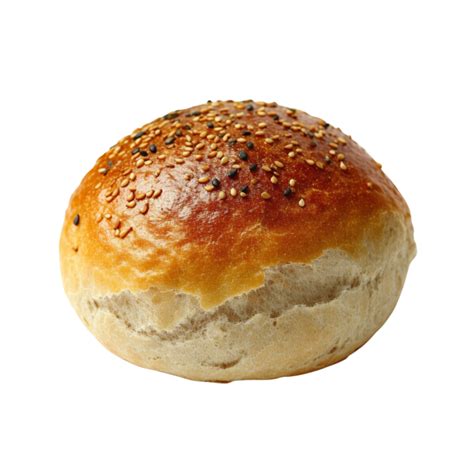A Round Golden Brown Bread Roll 56483981 Png