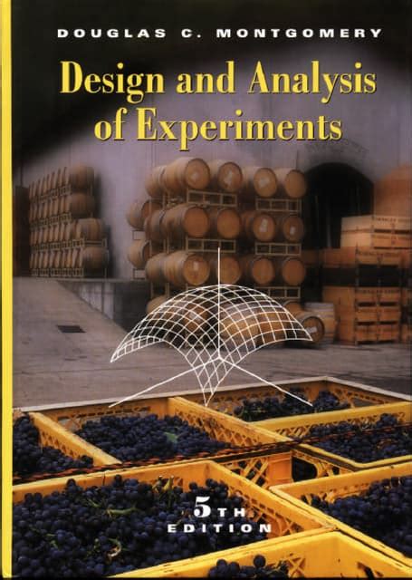 design and analysis of experiments 5th edition douglas c montgomery