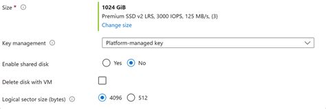 部署高级 Ssd V2 托管磁盘 Azure Virtual Machines Microsoft Learn