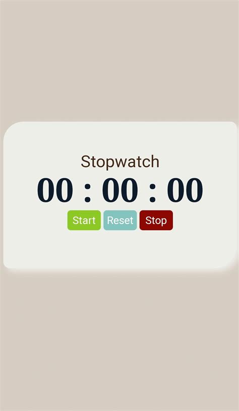 ⏱️ Built A Simple Yet Functional Stopwatch Using Html Css And