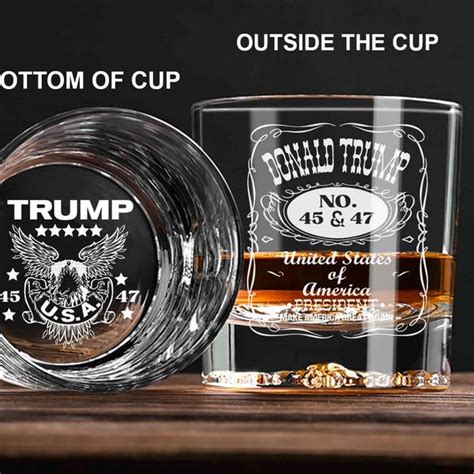 Trump Bourbon Glasses Etsy