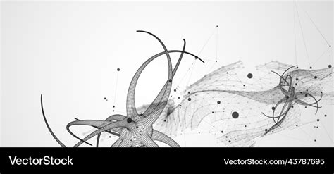 Microbiology Virus Science 3d Microscopic Vector Image