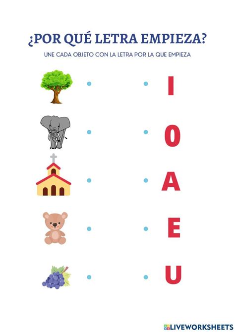 Vocales Free Interactive Worksheets 786623