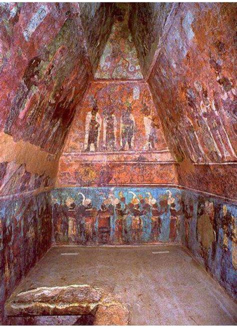 Bonampak Murals In The Mexican State Of Chiapasbonampak Is An Ancient