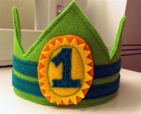 Birthday Crown Boy Birthday Crown Felt Crown Boy Crown