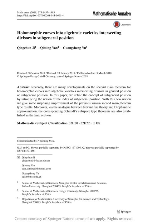 Holomorphic Curves Into Algebraic Varieties Intersecting Divisors In Subgeneral Position