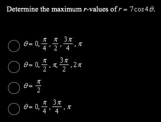 Solved Determine The Maximum R Values Of Chegg