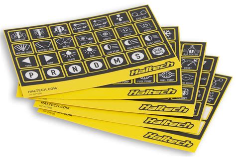 Shop Haltech Keypad Labels HT SRS Auto Parts