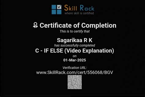 Skillrack Coding Learning Programming Sagarikaa R K