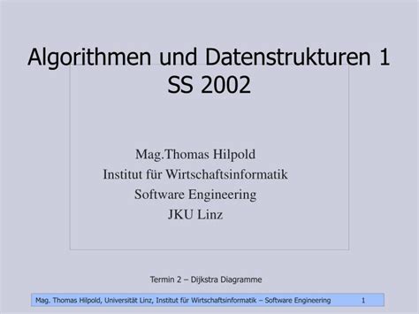 PPT Algorithmen Und Datenstrukturen SS PowerPoint Presentation ID