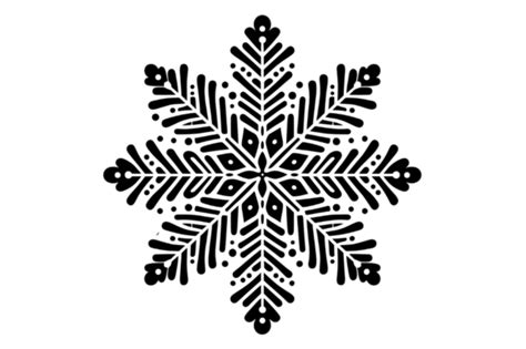 Elegant Snowflake Svg Vector Winter Png Graphic By Artful Assetsy · Creative Fabrica
