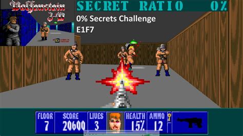 Wolfenstein 3d No Secrets Challenge E1f7 With Commentary Youtube