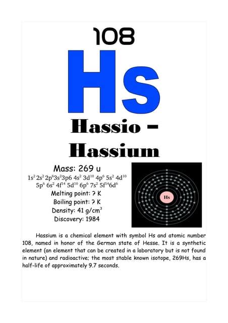 Hassium Odt