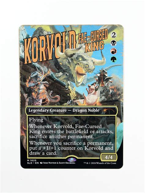 Korvold Fae Cursed King Sld 1625 Holo From Secret Lair Drop Sld Mtg