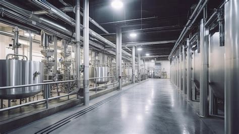 Premium Ai Image A Photo Of Manufacturing Plant Infrastructure
