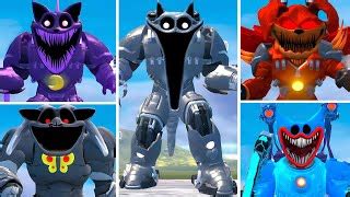 Evolution Of Mecha Titan Catnap Dogday And Huggy Wuggy Poppy Playtime ...