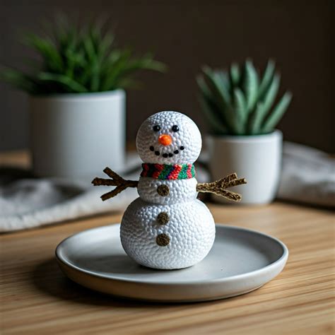Diy Snowman From Styrofoam Balls
