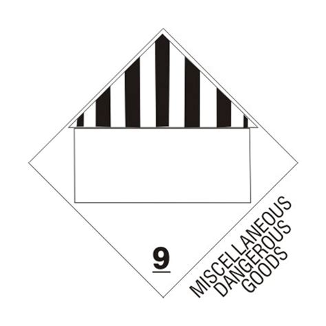 Misc Dangerous Goods Class 9 Placard