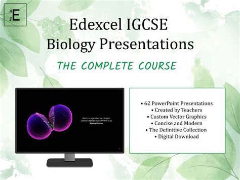 Edexcel Igcse Biology Presentations The Complete Course Bundle Buy Teaching Resources