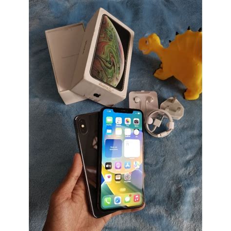 Jual Iphone Xs Max Gb Second Fullset Termurah Shopee Indonesia