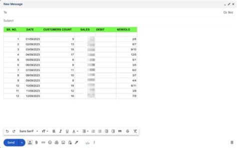 How To Insert A Table In Gmail Tech Junkie