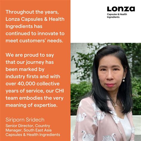Lonza Capsules And Health Ingredients On Linkedin Throughout The Years