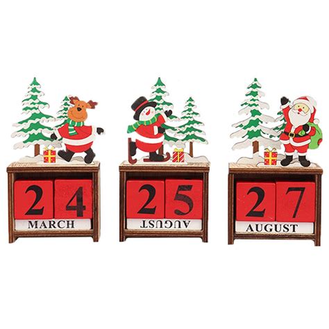 Table Decoration Cute Block Countdown Photography Grandado