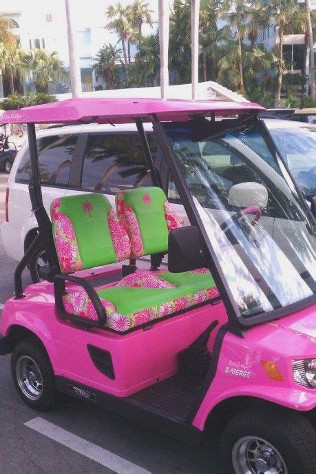This Has Sharpay Evans Written All Over It Pink Car Golf Carts