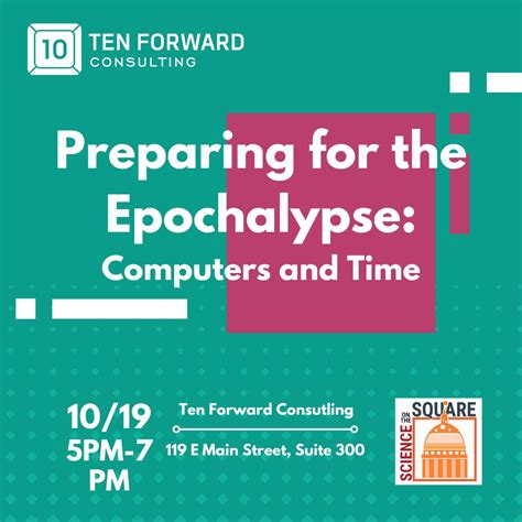 Join Us At Ten Forward Consulting For An Exciting In Person Event Where