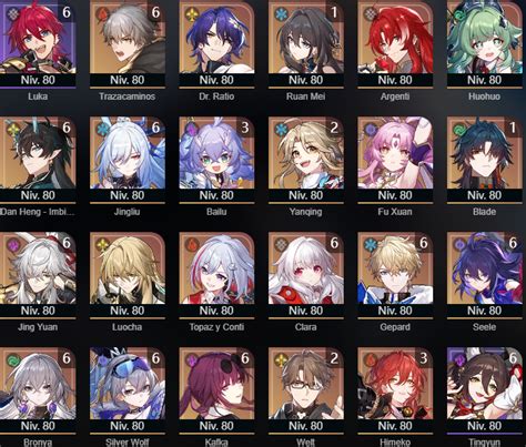 Sold Na Tl 70 Dang Heng Il E6 Jingliu E6 Seele E6 Kafka E6 Jing E6