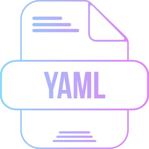 yaml generic gradient outline icon