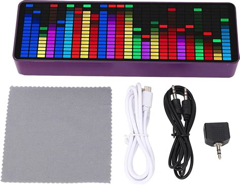 Led Music Spectrum 384 Led 1624 Segment Rhythm Level Voice Sensor Display Colorful