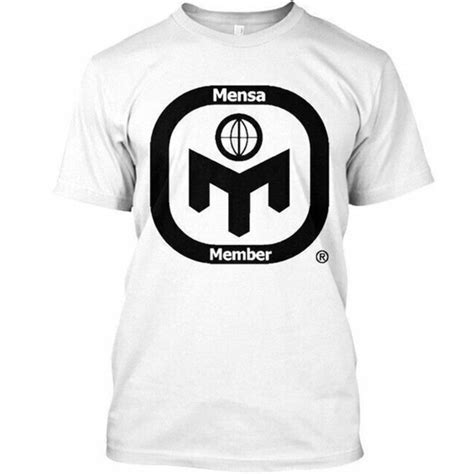 Tops Mensa Member Graphic Logo Tshirt Poshmark