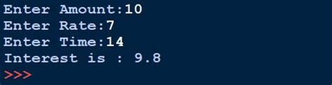 calculate the simple interest in python programming pseudocode