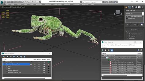Ranoidea Caerulea Frog 3d Turbosquid 2248491