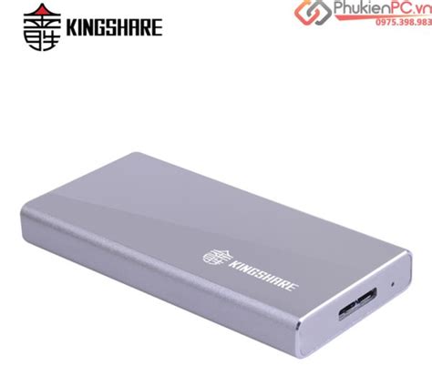 Box SSD mSATA to USB 3 0 vỏ nhôm nhỏ gọn