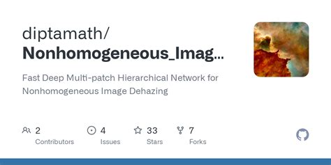 Github Diptamathnonhomogeneousimagedehazing Fast Deep Multi Patch