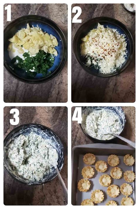 Spinach Artichoke Dip Phyllo Cups Recipe Phyllo Cups Phyllo
