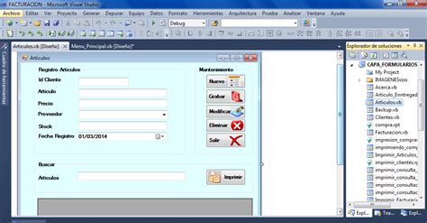CÓDIGO FUENTE Sistema de facturación Sql Server Visual Studio VB NET capas Sistema
