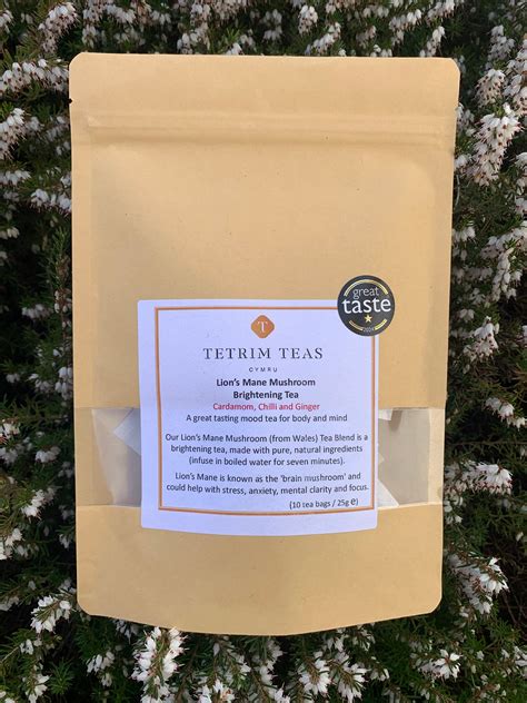 Lions Mane Mushroom Brightening Tea With Cardamom Chilli And Ginger