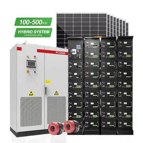 500kw Hybrid Energy Storage System Container Solar Energy Storage For