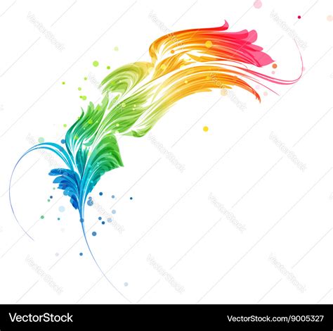 Abstract Multicolored Element Royalty Free Vector Image
