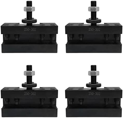 4Pcs CXA#2 QUICK CHANGE TURNING FACING & BORING TOOL POST HOLDER 250 ...