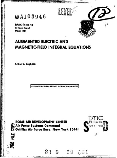 Pdf Augmented Electric And Magnetic Field Integral Equations