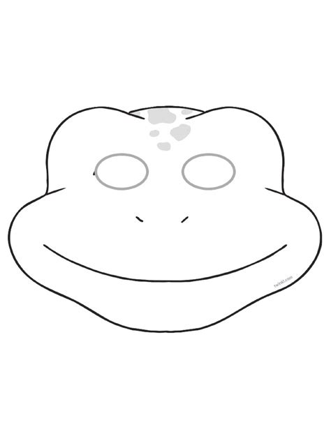 Za T T 1645 Frog Roleplay Mask English Afrikaansb Frog Role Play Mask Eco Black And White Ver 1