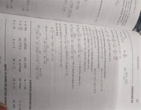 5 Write The Following Products In Factorial Notation Ii 3×6×9×12×15