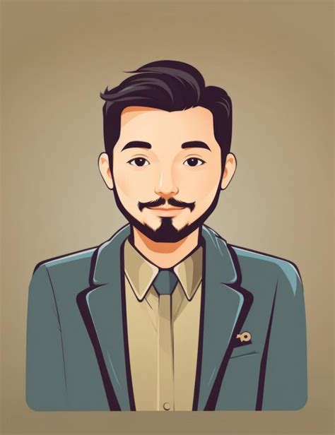 Premium Photo Simple Man Cute Vector Design Nurse Programmer Investor Flat