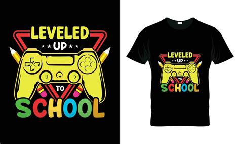 Leveled Up To School 29869228 Vector Art At Vecteezy