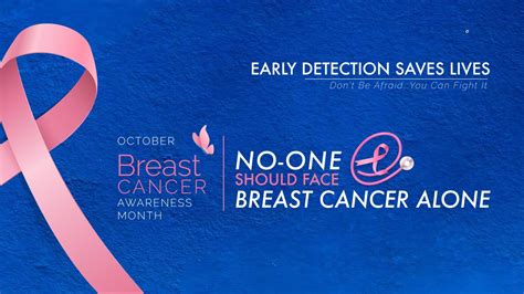October Breast Cancer Awareness Month Early Detection Saves Lives